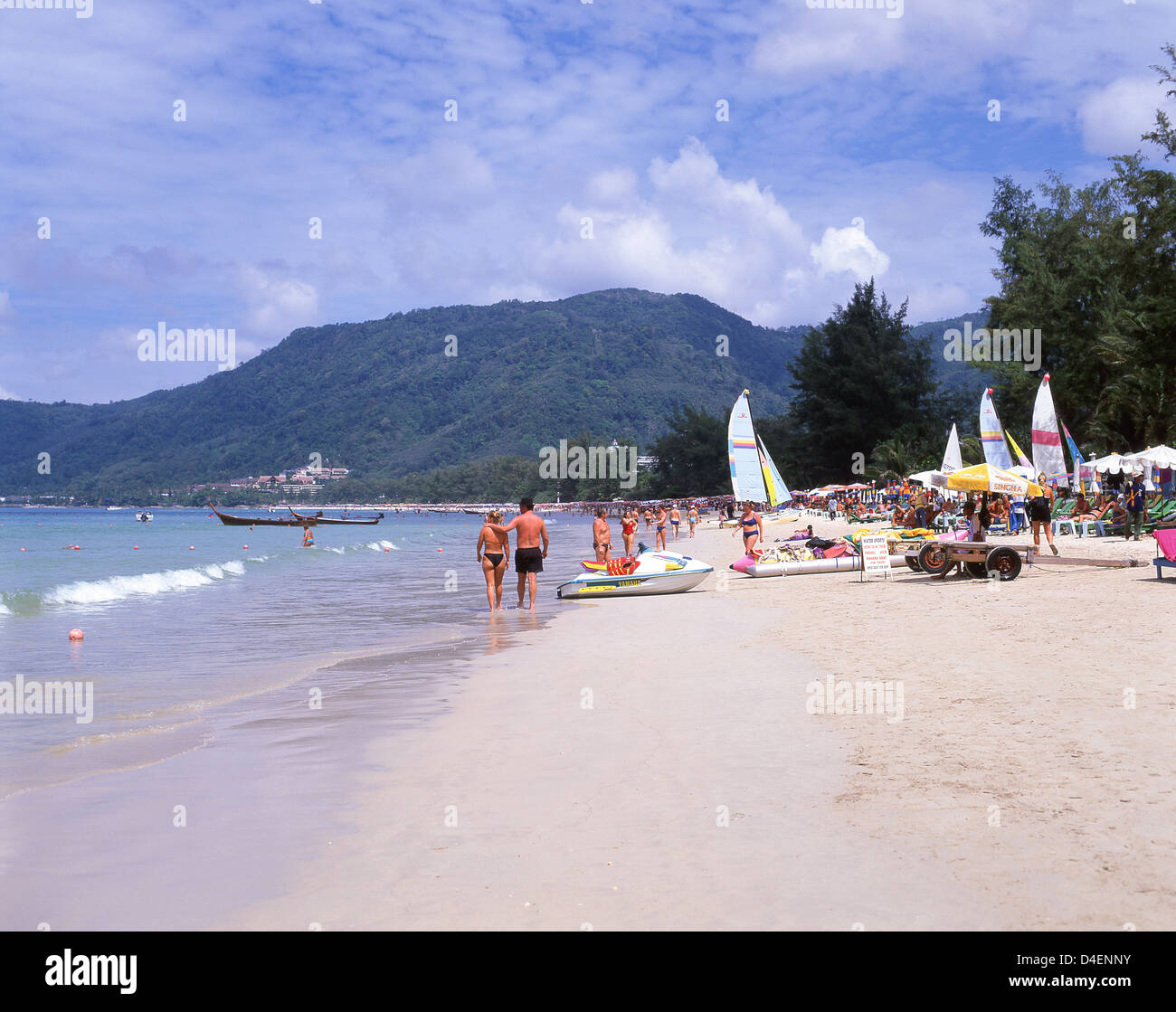 Patong Beach, Patong, Puket, Phuket Province, Thailand Stock Photo - Alamy