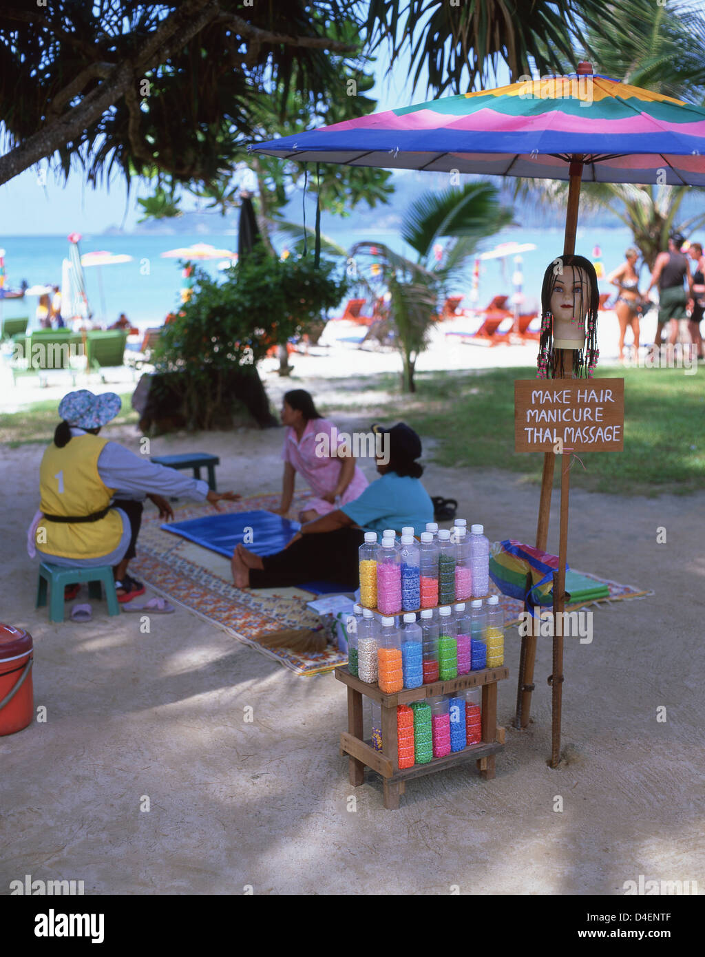 Thai beach massage beach phuket hi-res stock photography and images - Alamy