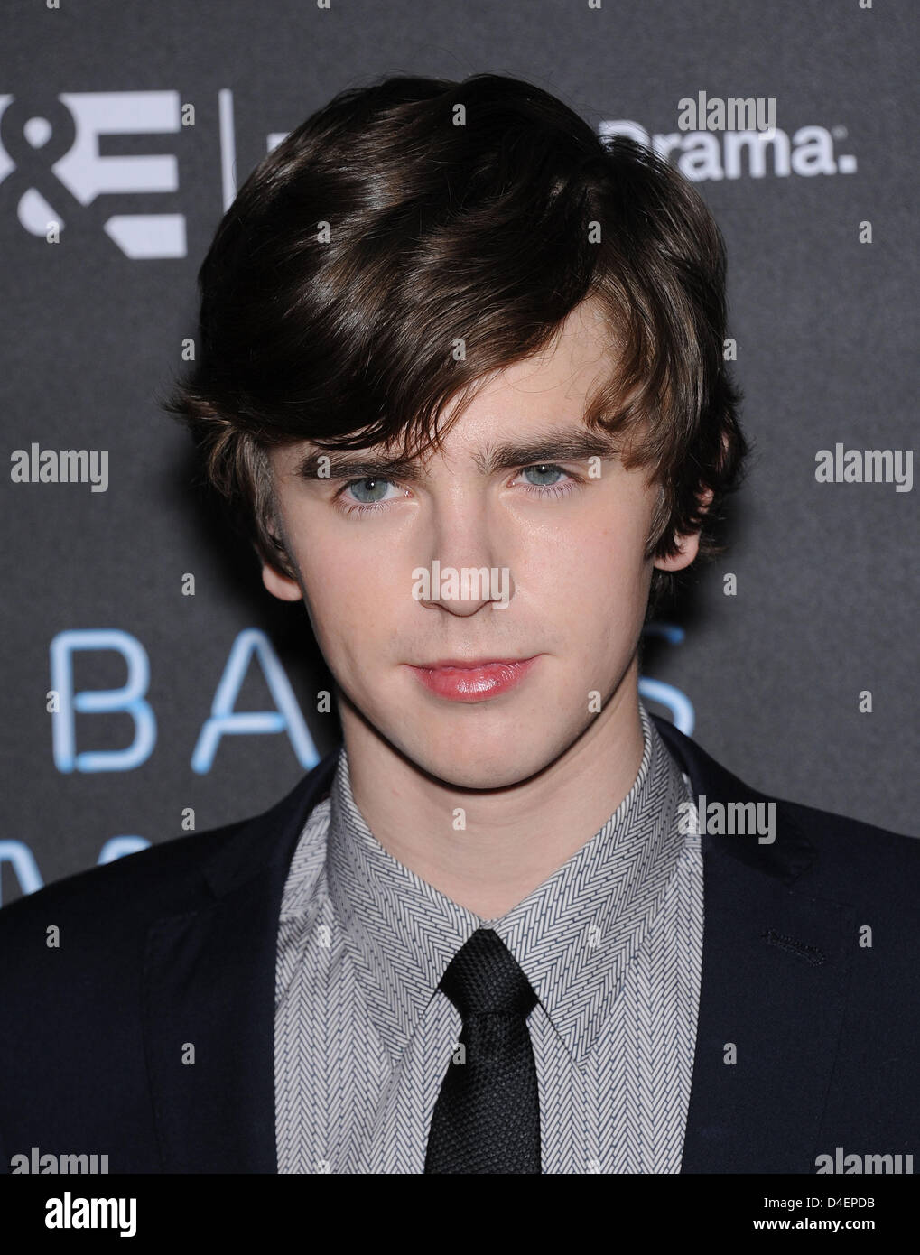 Hollywood, California, USA. 12th March 2013. Freddie Highmore arrives ...