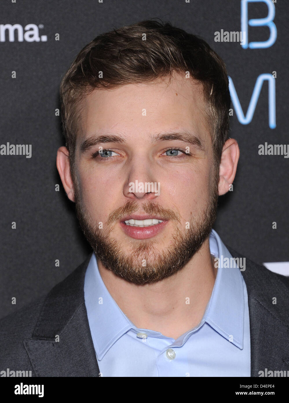 Hollywood, California, USA. 12th March 2013. Max Thieriot arrives for ...