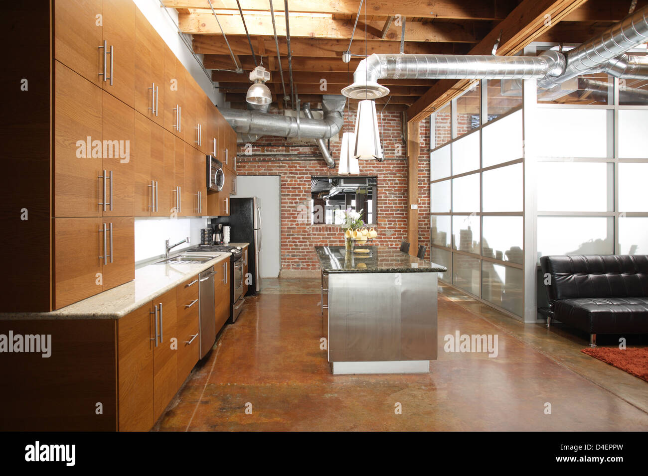 Modern Studio loft Stock Photo - Alamy