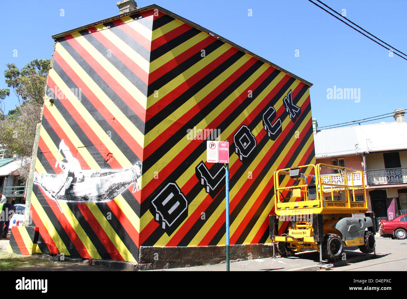 The block mural sydney hi-res stock photography and images - Alamy