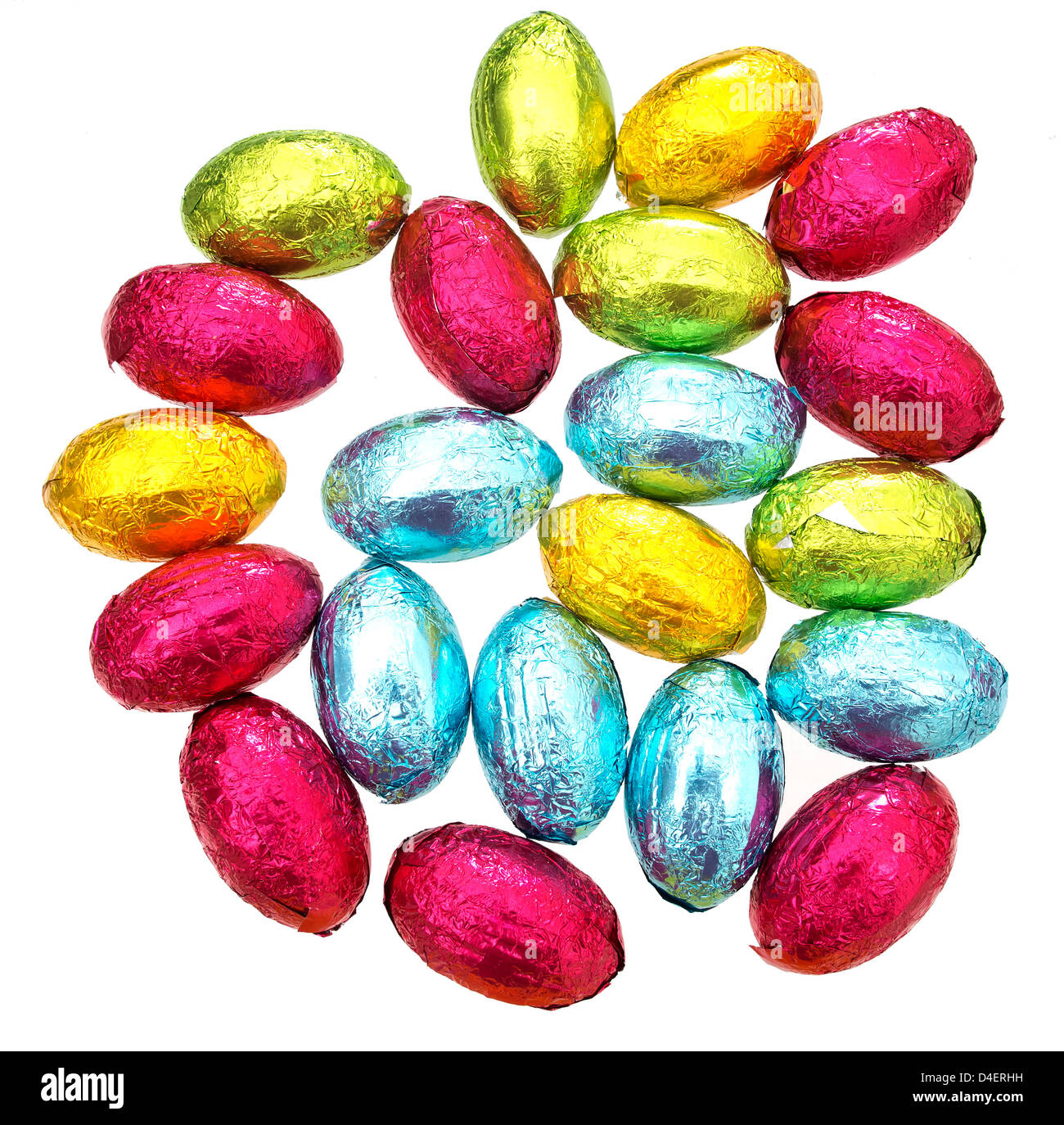 Many small easter eggs hi-res stock photography and images - Alamy