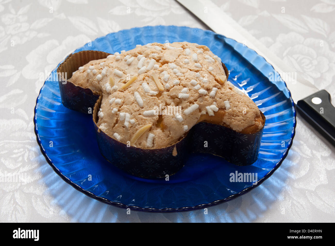 Cloe-up view of Italian traditional organic Easter Dove Stock Photo - Alamy
