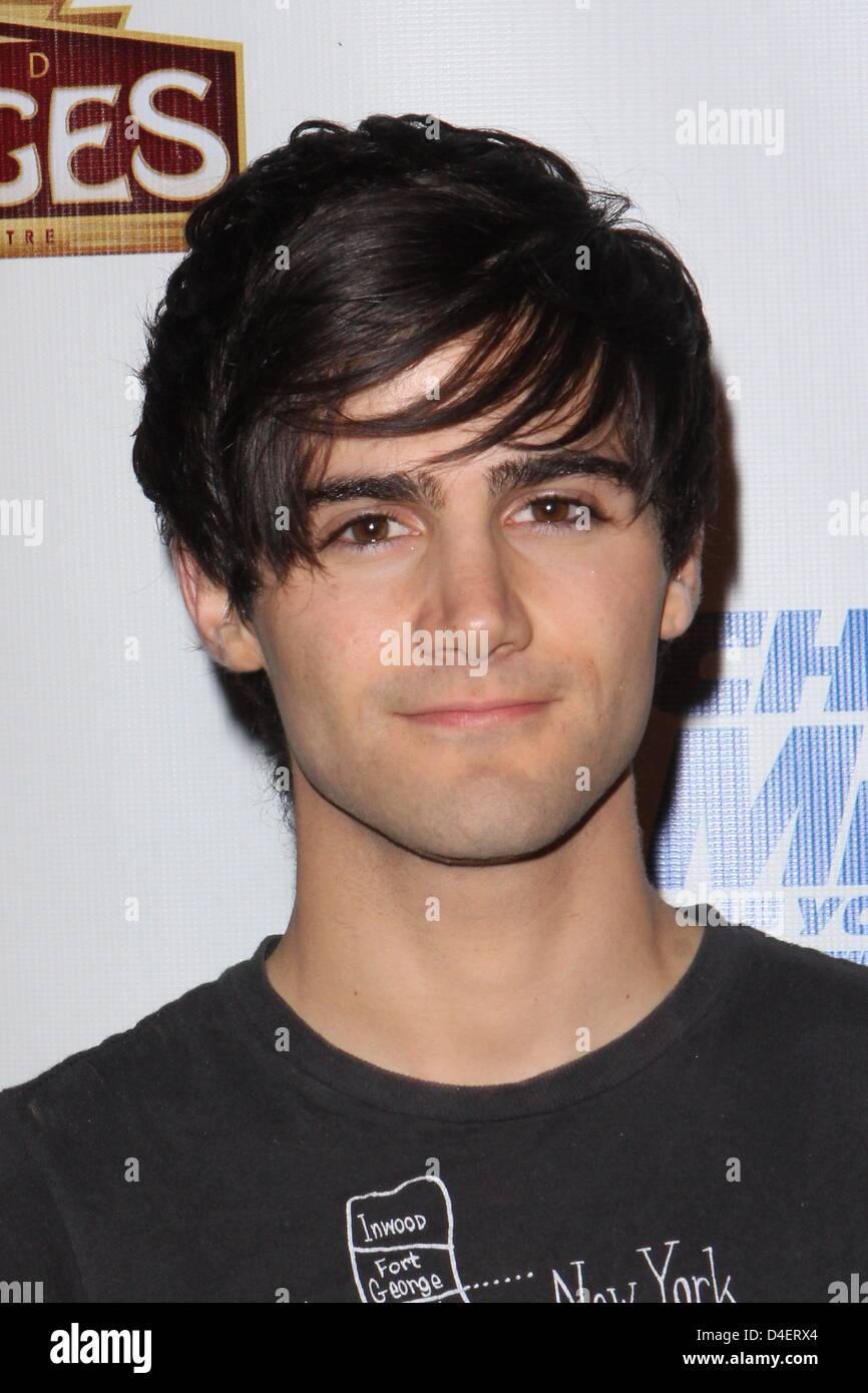 Los Angeles, California, USA. 12th March 2013. Max Ehrich arrives at ...