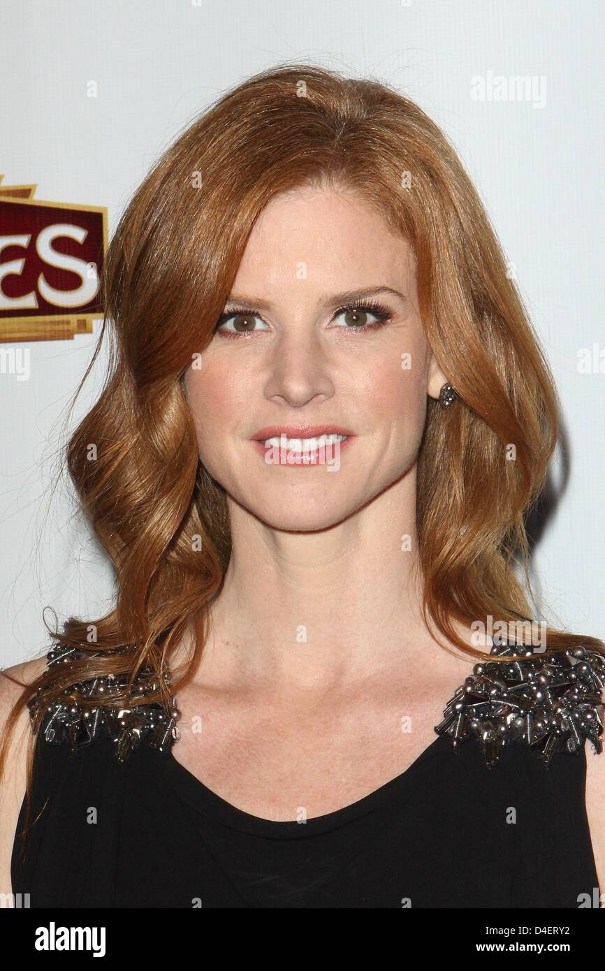 Los Angeles, California, USA. 12th March 2013. Sarah Rafferty arrives ...