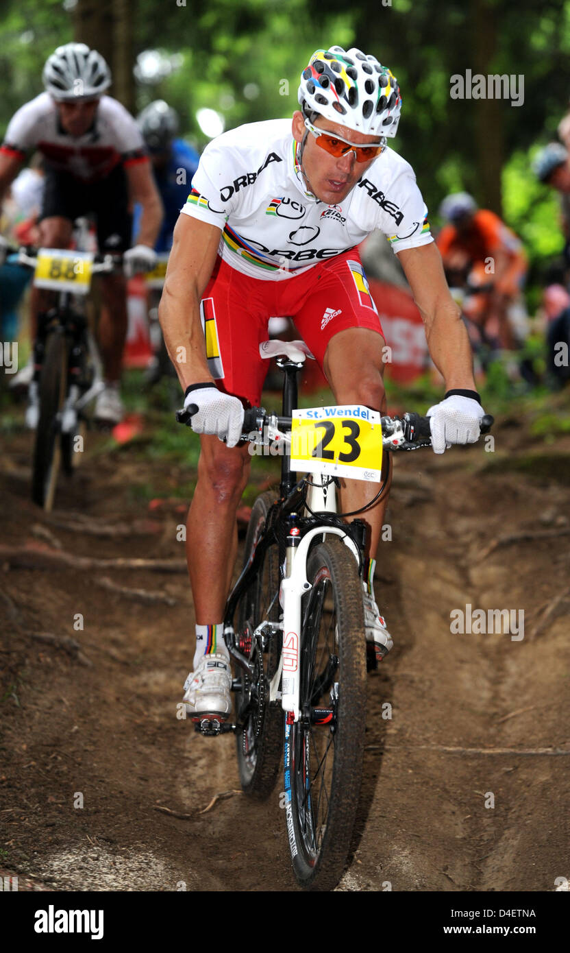 French mountain biker Julien Absolon pictured at the Mountain Bike ...