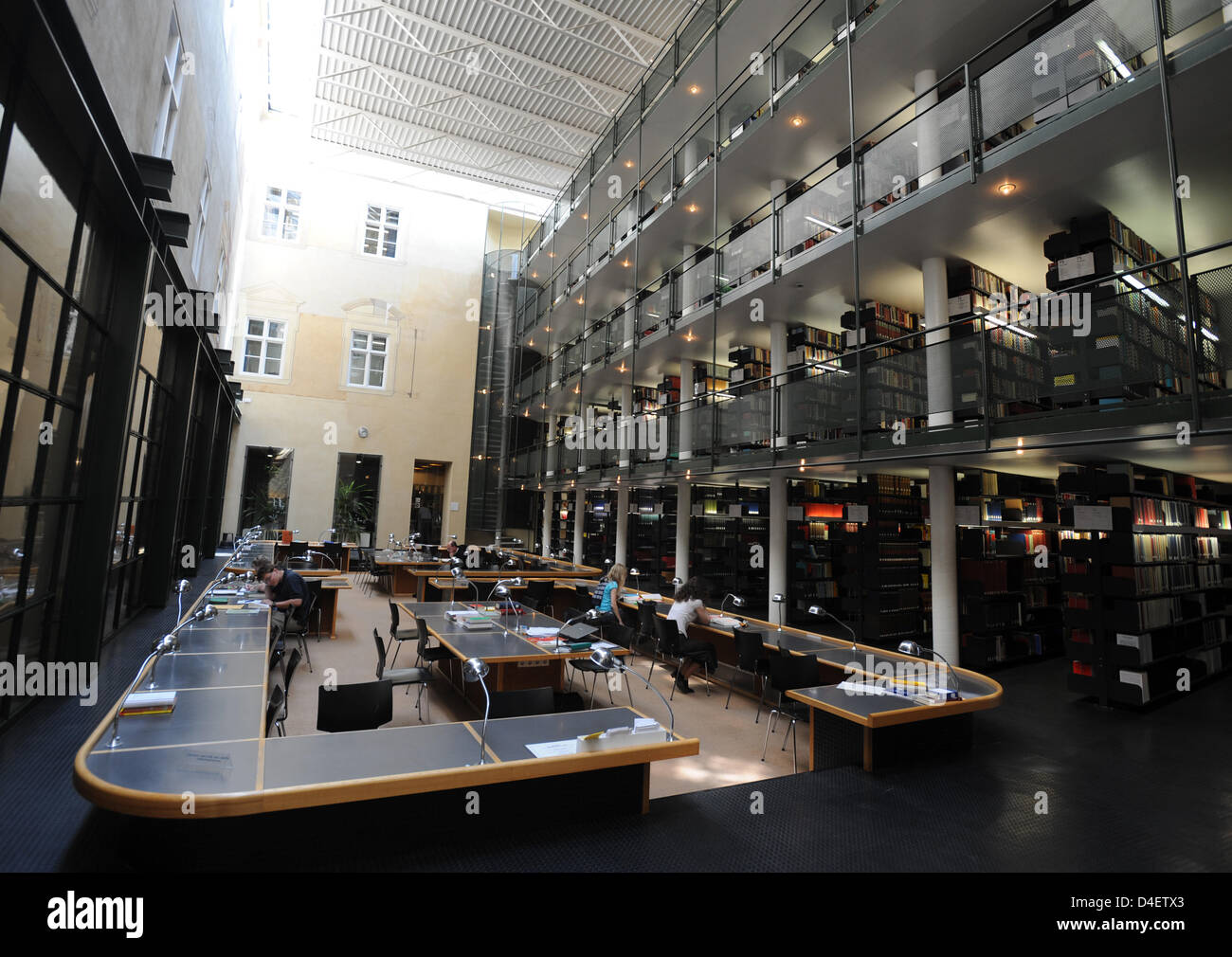 The picture shows 'Ulmer Hof', part of the library of Catholic ...