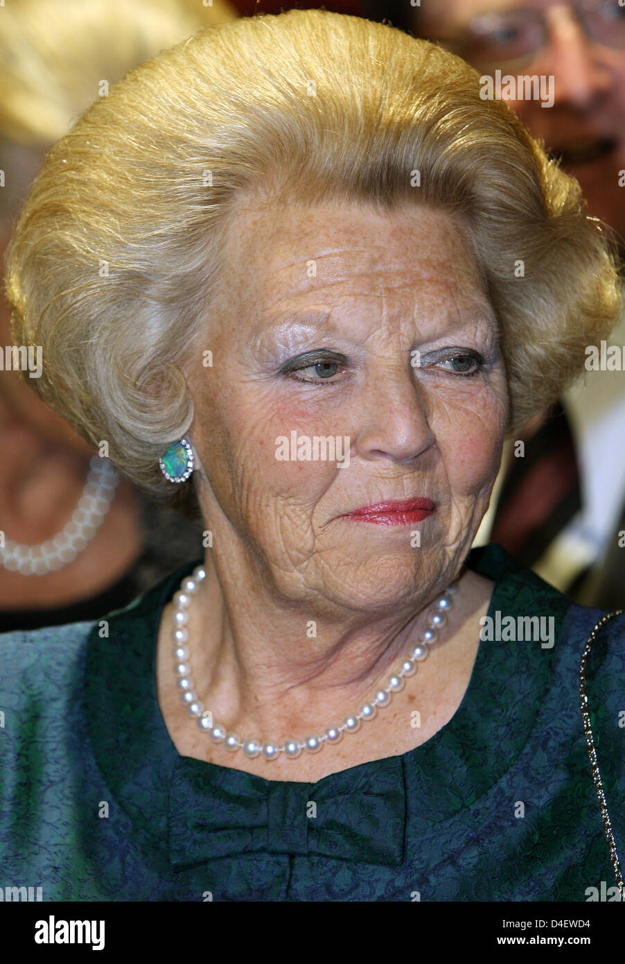 Dutch Queen Beatrix attends the official opening of the 50th Pasar ...