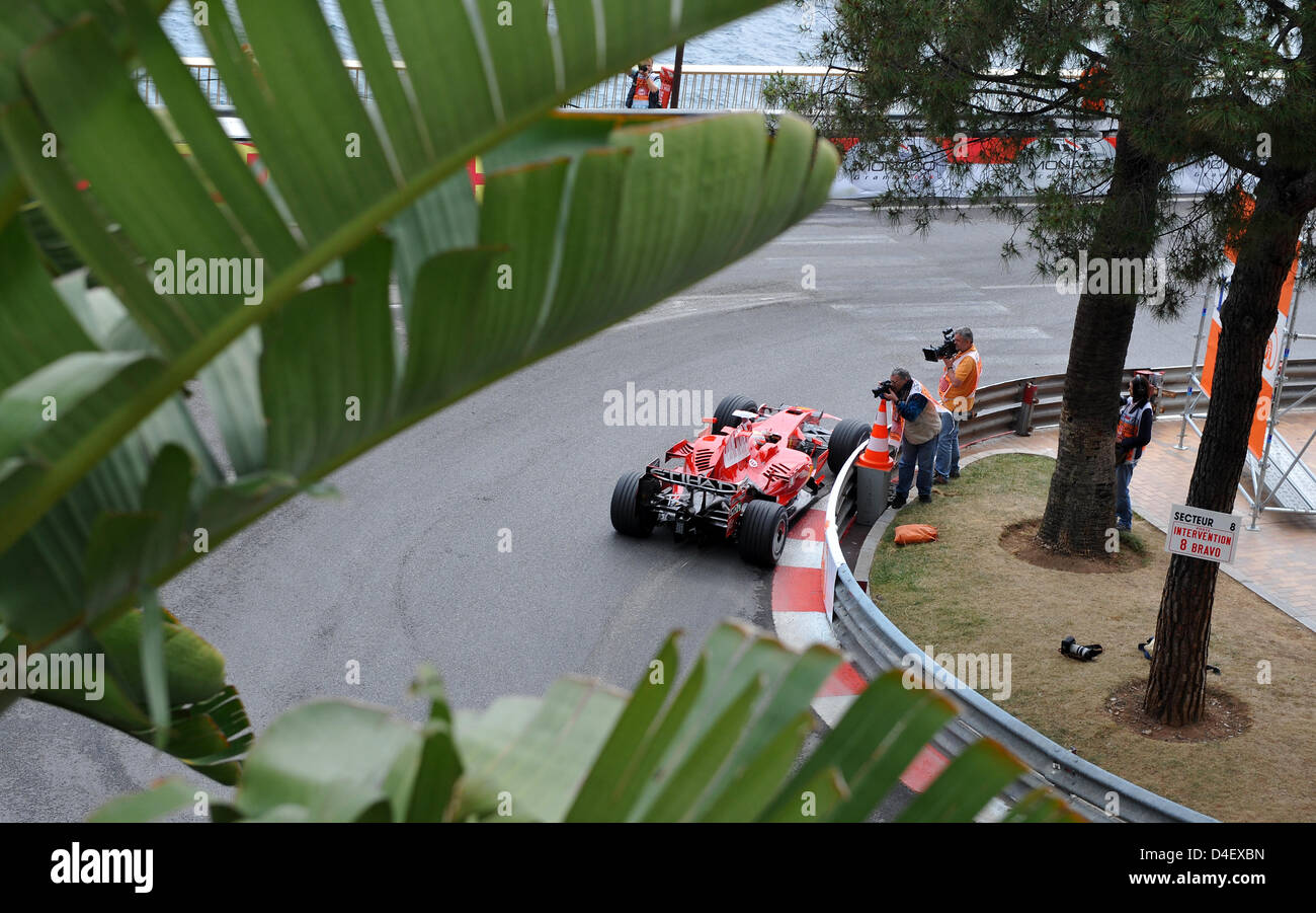 Finnish Formula One driver Kimi Raikkonen of Scuderia Ferrari ...