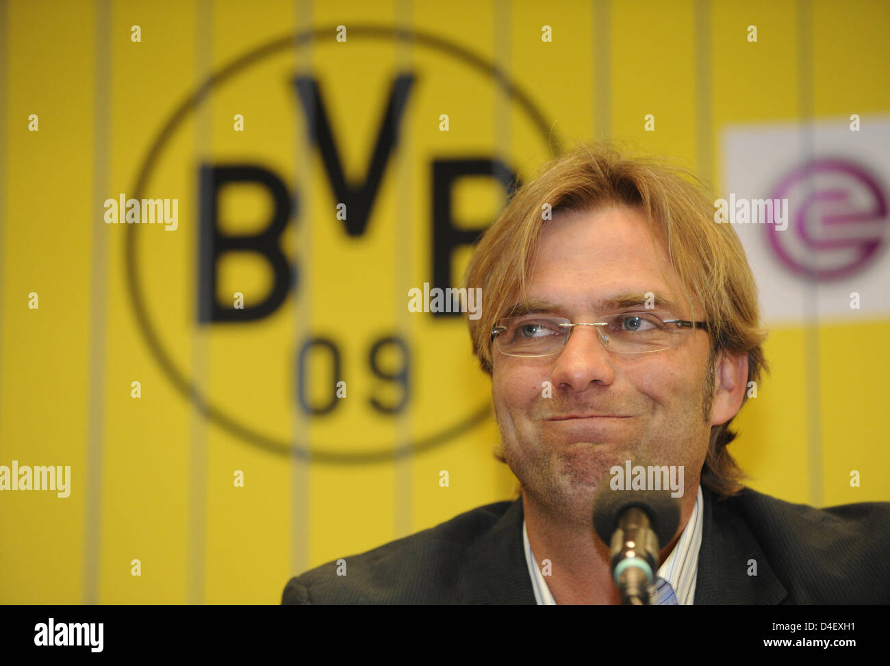 The picture shows Juergen Klopp the new coach of Borussia Dortmund ...
