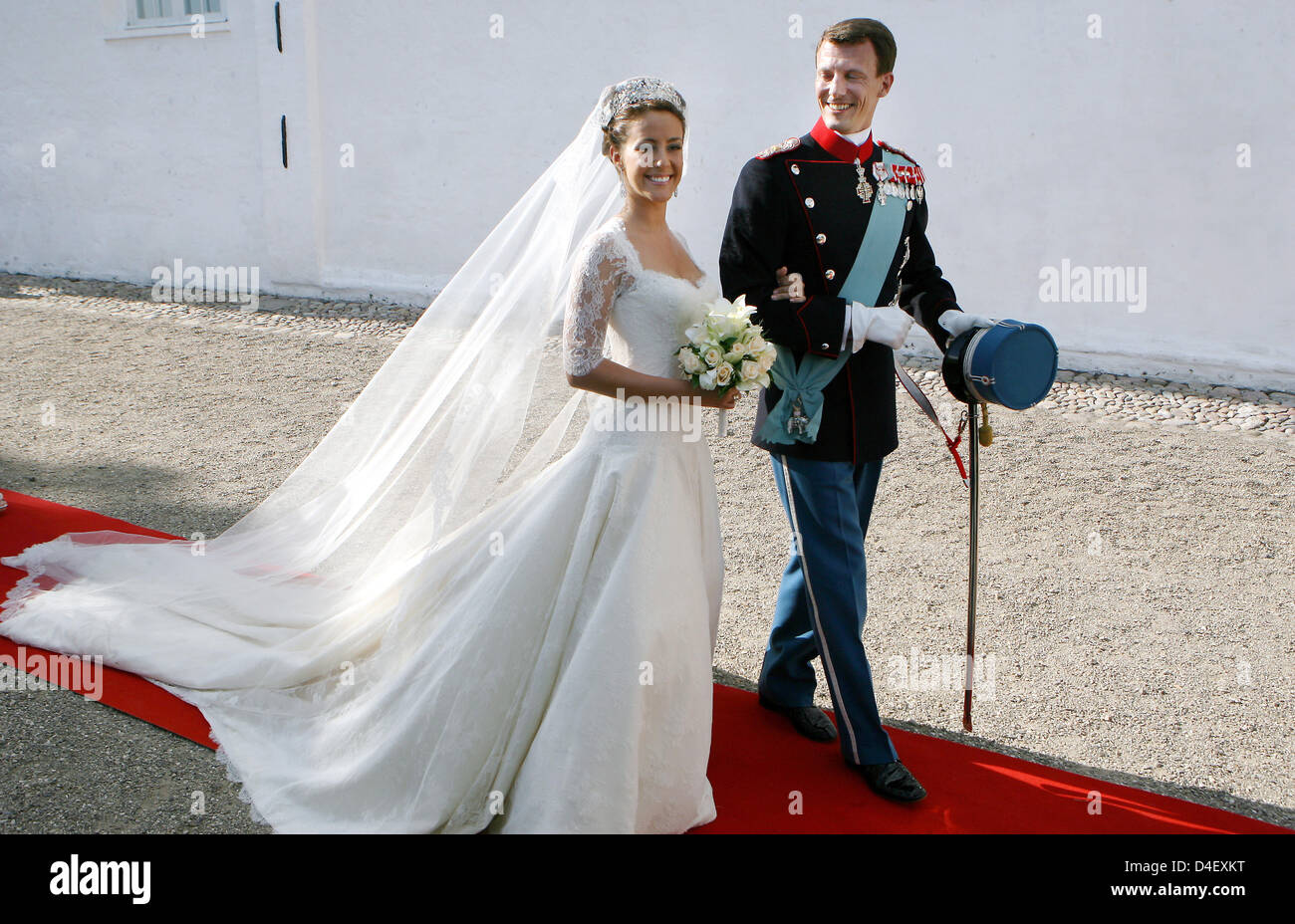 Prince Joachim of Denmark and his wife Princess Marie are all smiles as ...