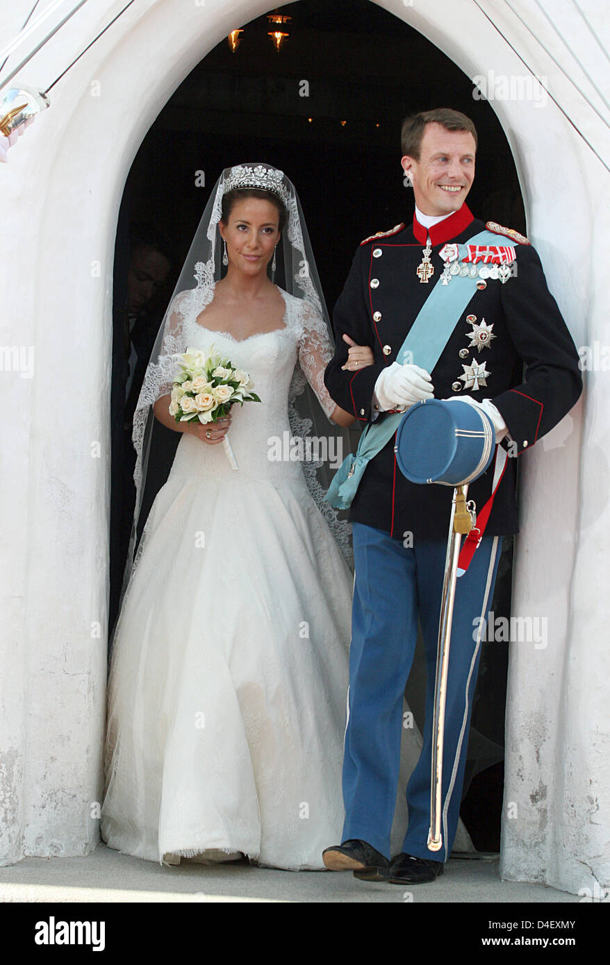 Prince Joachim of Denmark and his wife Princess Marie are all smiles as ...