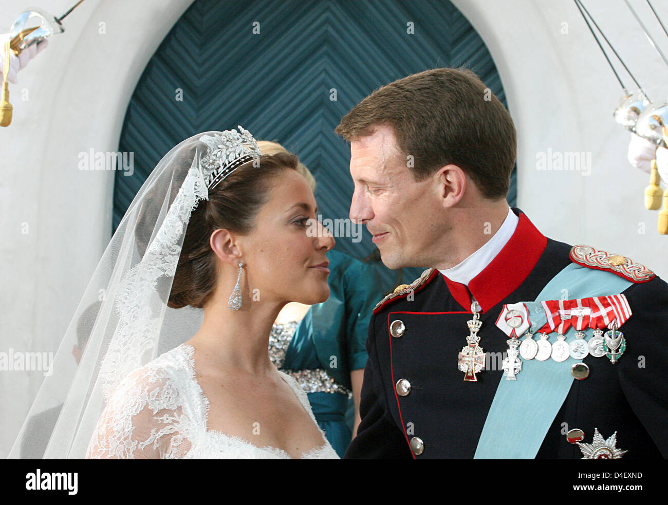 Prince Joachim of Denmark and his wife Princess Marie are all smiles as ...