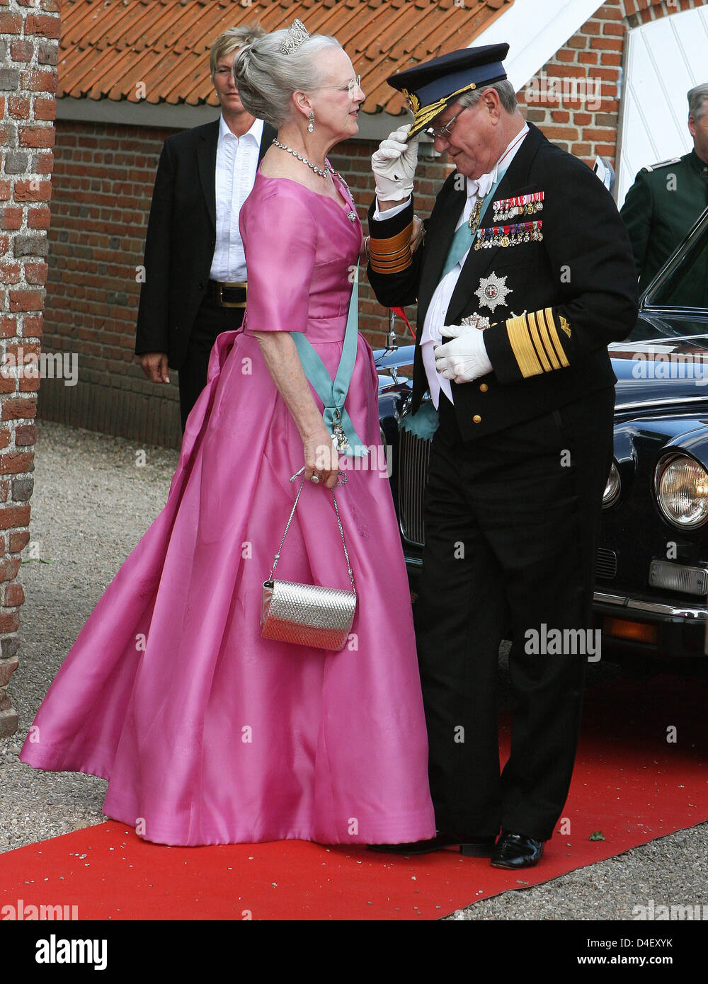 Queen Margrethe II of Denmark (L) and her husband Henrik, Prince ...
