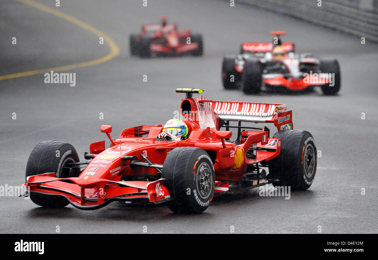 (bottom-top) Brazilian Formula One driver Felipe Massa of Scuderia ...