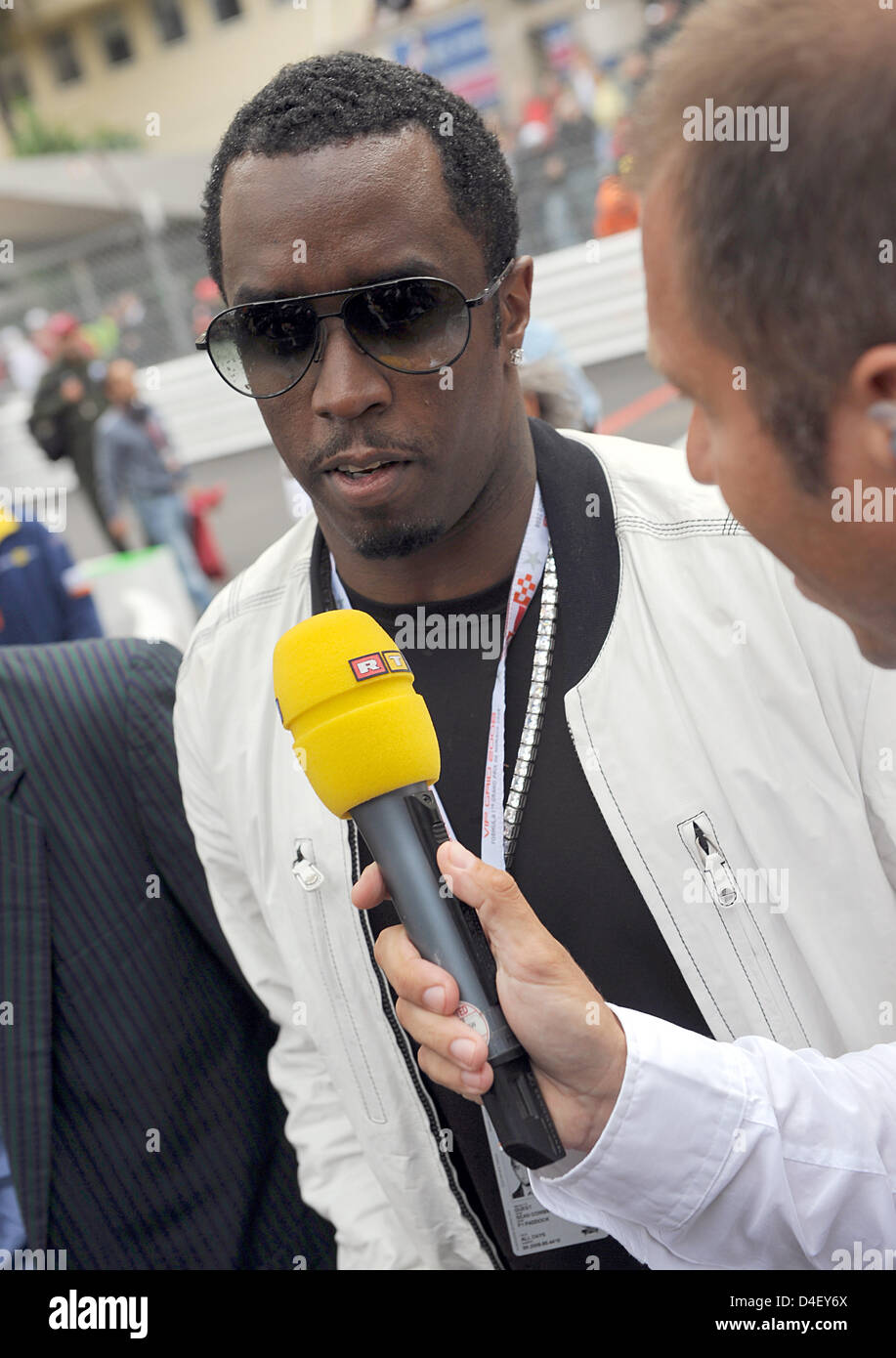 US rap mogul Sean Combs aka P.Diddy gives an interview in before the ...