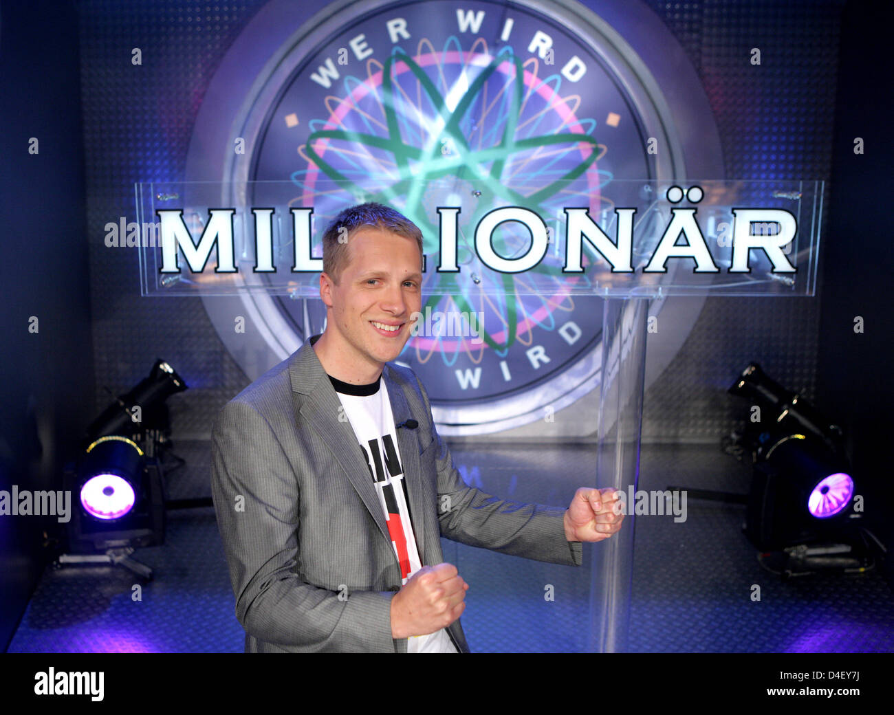 German comedian Oliver Pocher poses ahead of the celebrity special of ...