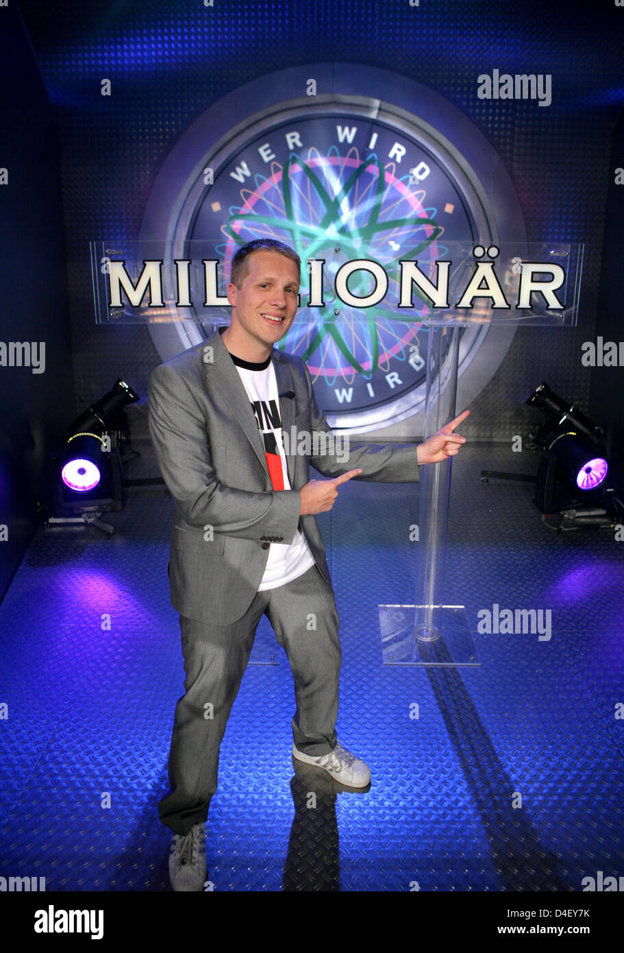 German comedian Oliver Pocher poses ahead of the celebrity special of ...