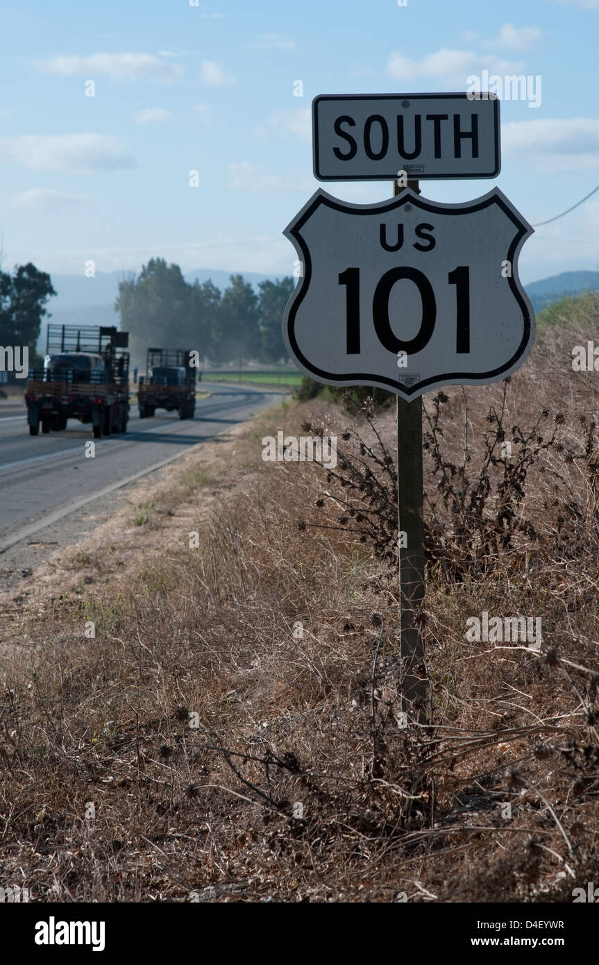 Highway 101 Sign High Resolution Stock Photography and Images - Alamy