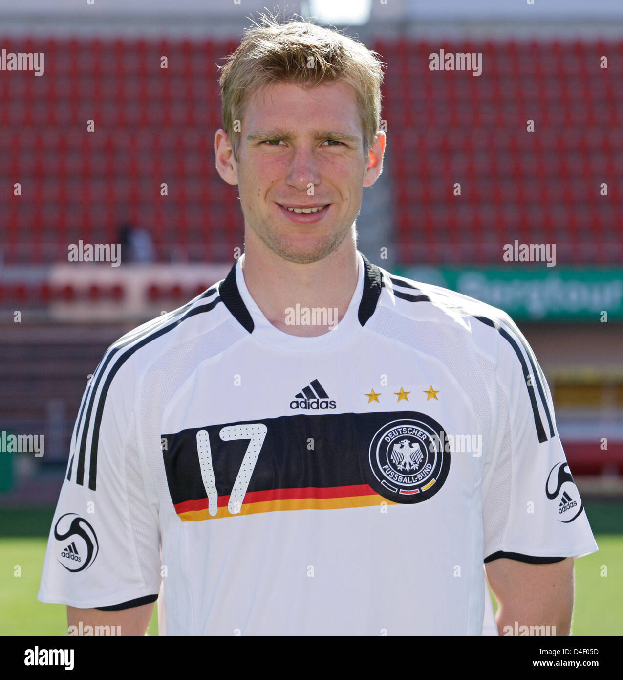 German national player Per Mertesacker poses during a photo call at Ono ...