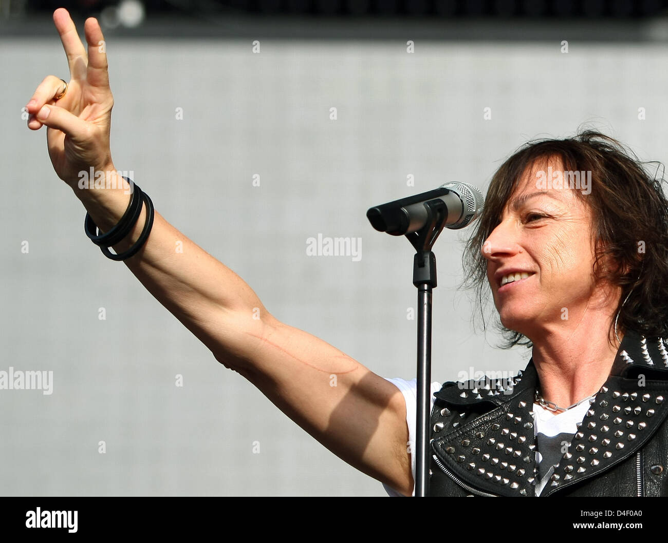 Italian rock singer Gianna Nannini performs in Stuttgart, Germany, 29 ...