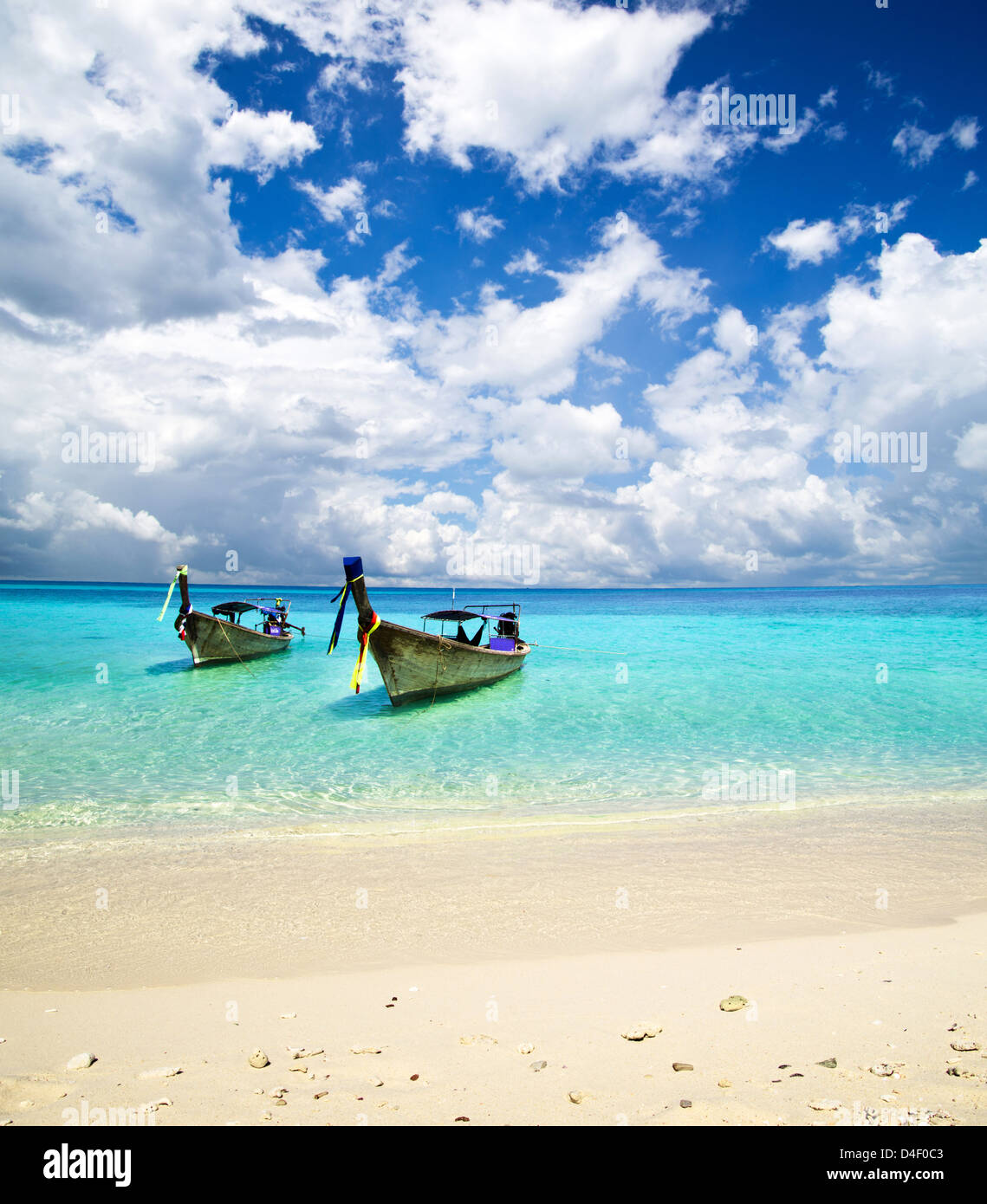 beautiful beach and tropical sea Stock Photo - Alamy