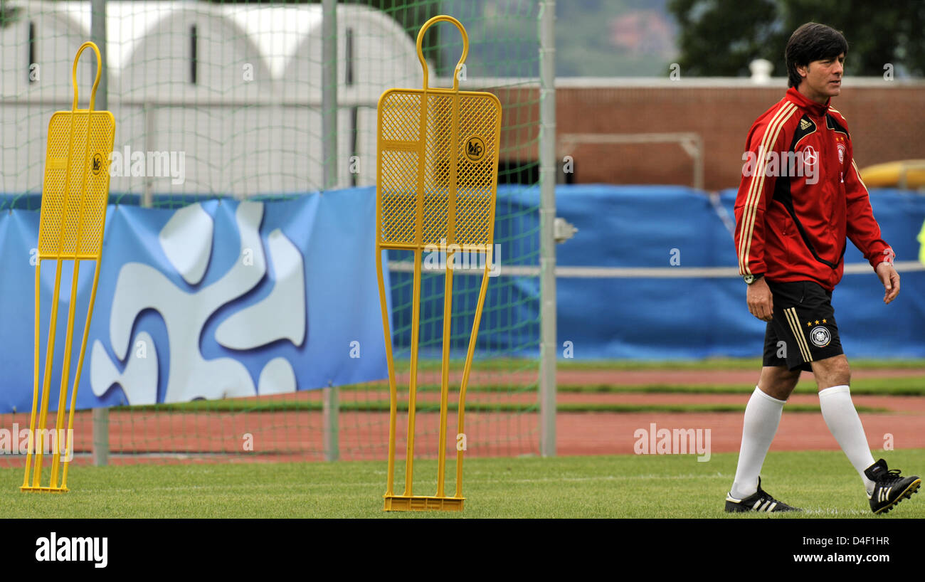 Head coach of the German national team, Joachim Loew, is pictured ...