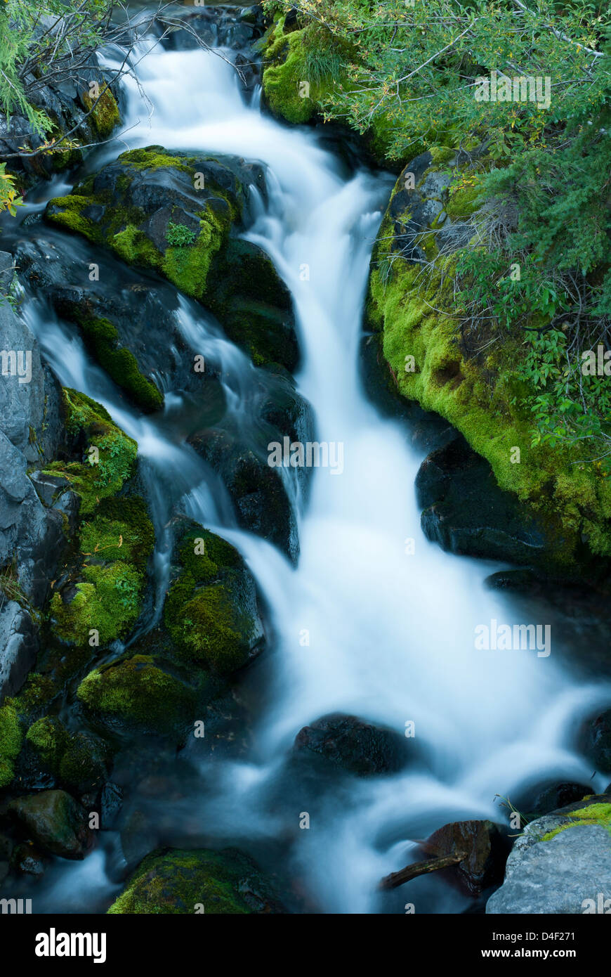 River rushing over rocky hillside Stock Photo - Alamy