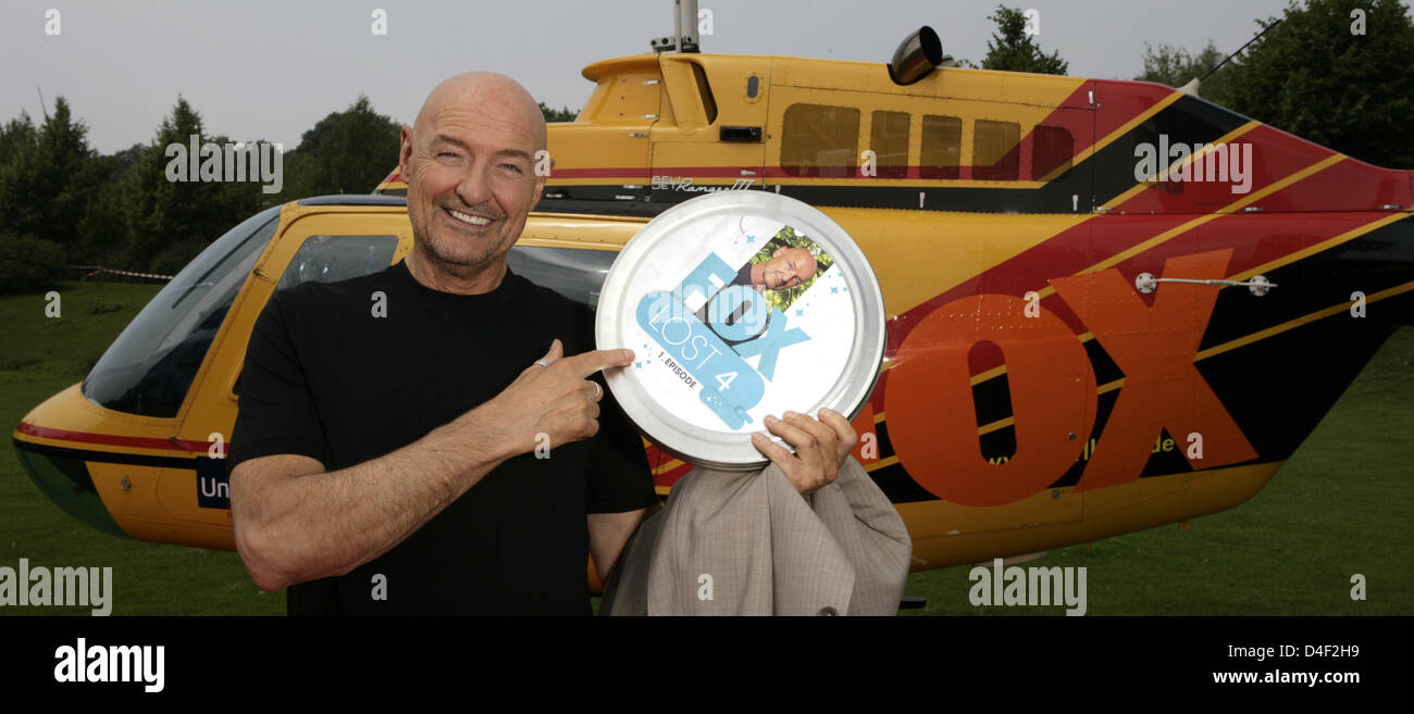 US actor Terry O'Quinn presents a roll of film standing in front of a ...