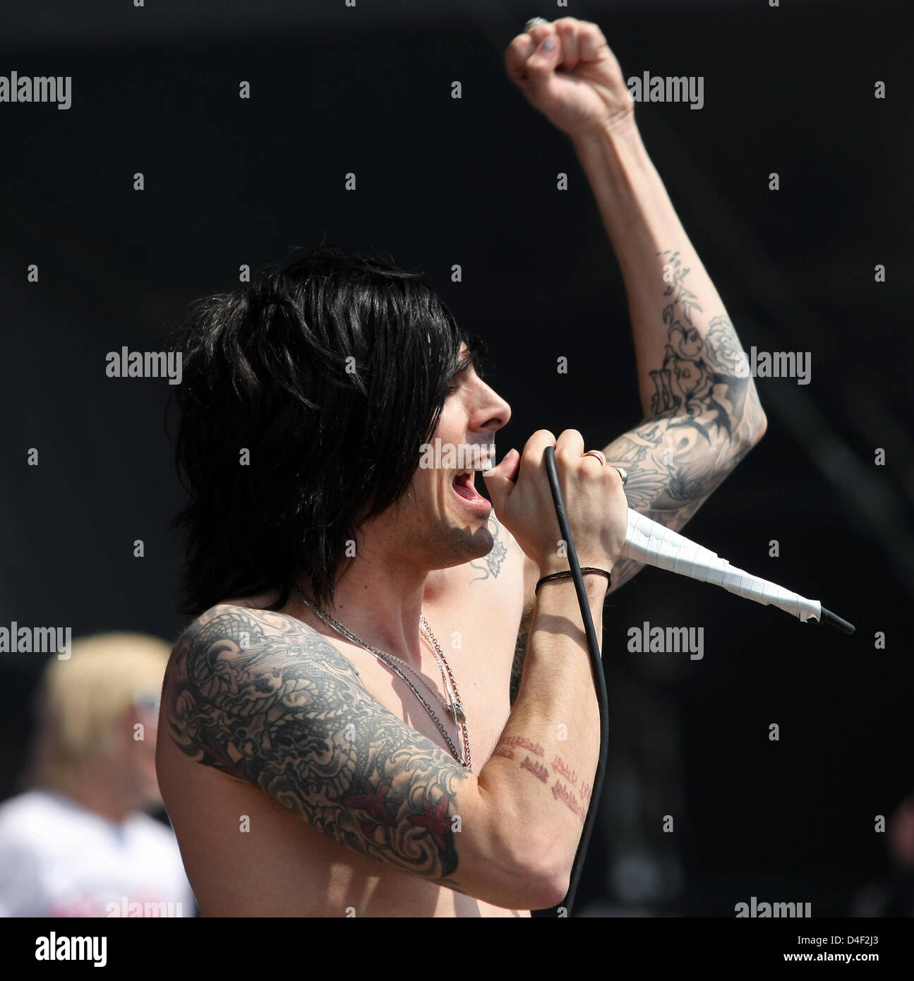 Ian Watkins Singer Of British Hardrock Band Lost Prophets Performs