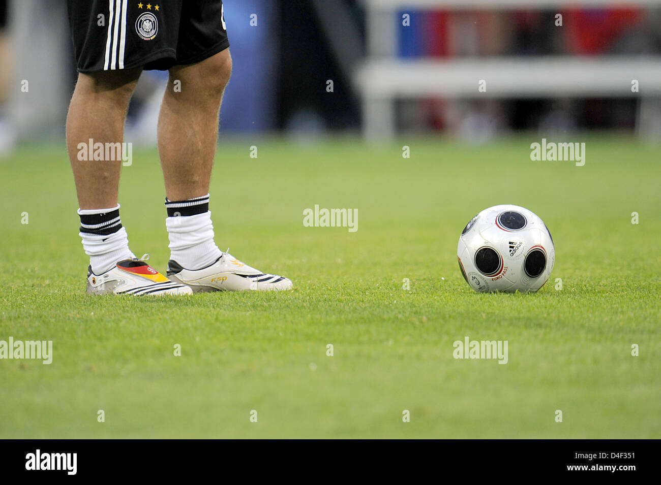 The feet of a Player of Germany seen prior the EURO 2008 preliminary ...