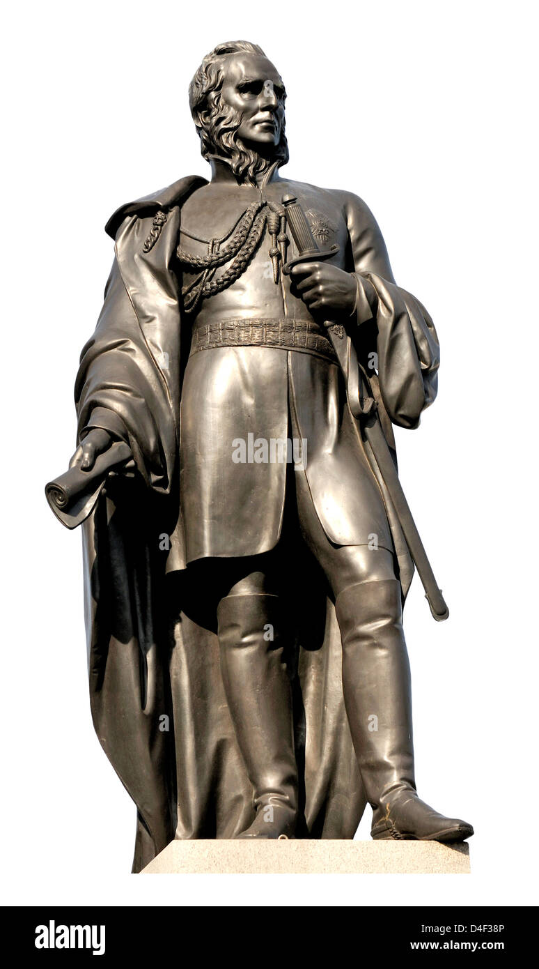 London, England, UK. Statue (by George Gammon, 1856) of General Sir ...