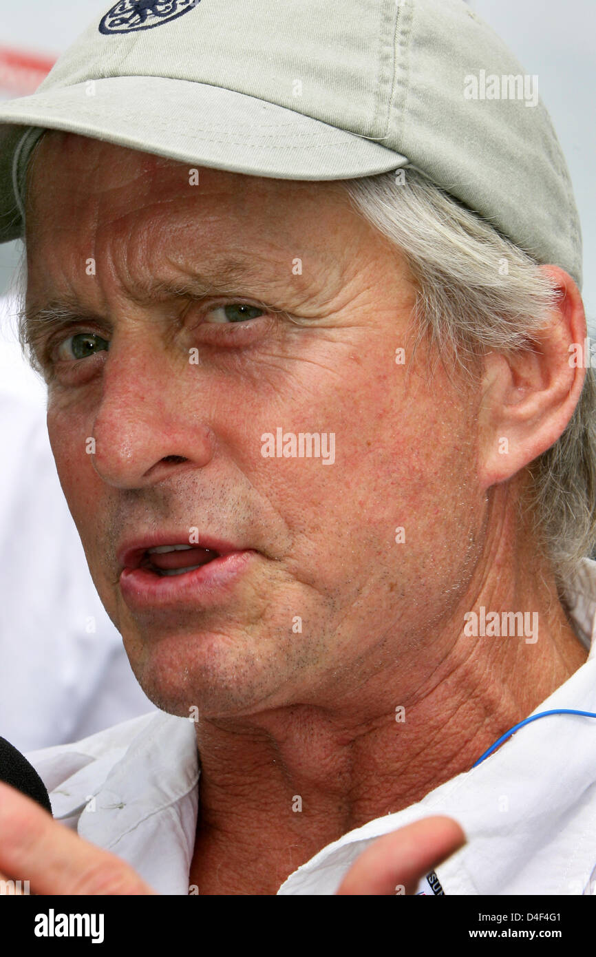 US actor Michael Douglas is pictured prior to the Canadian Formula One ...