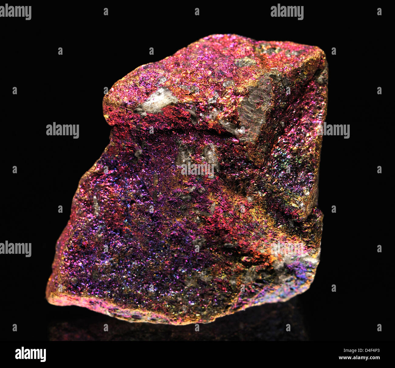 Chalcopyrite 'Peacock's Ore' (copper ore Stock Photo - Alamy