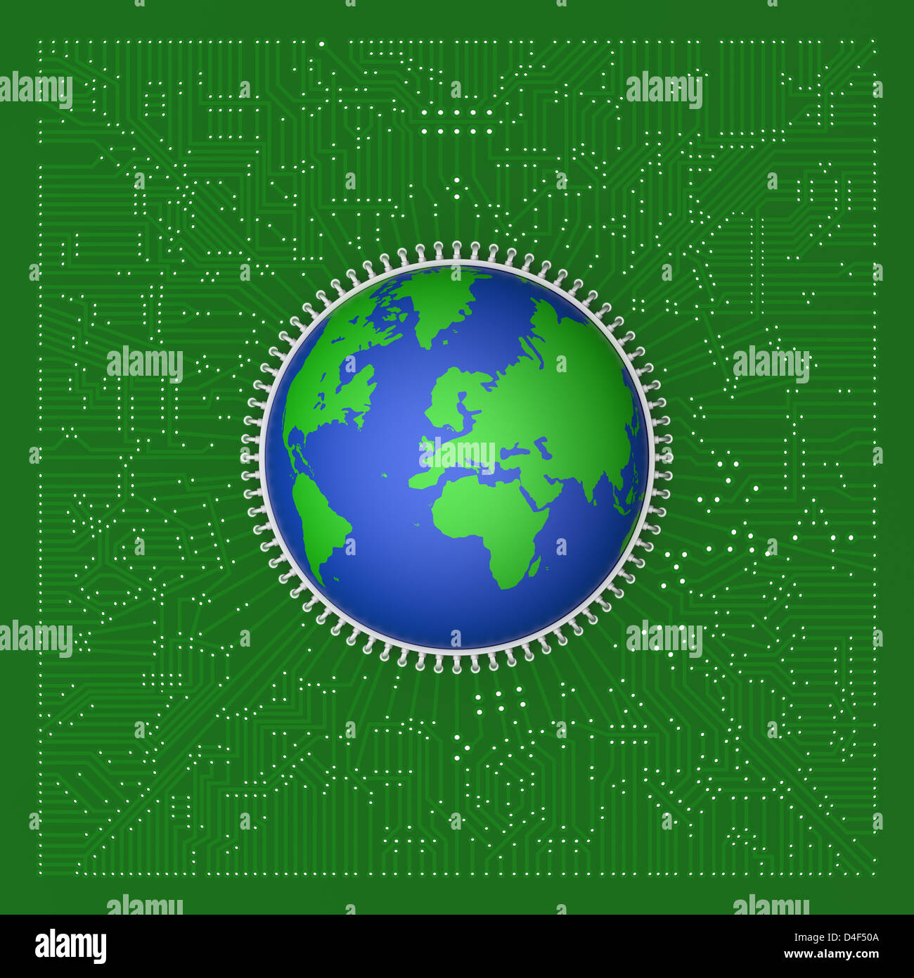 Current world map hi-res stock photography and images - Alamy