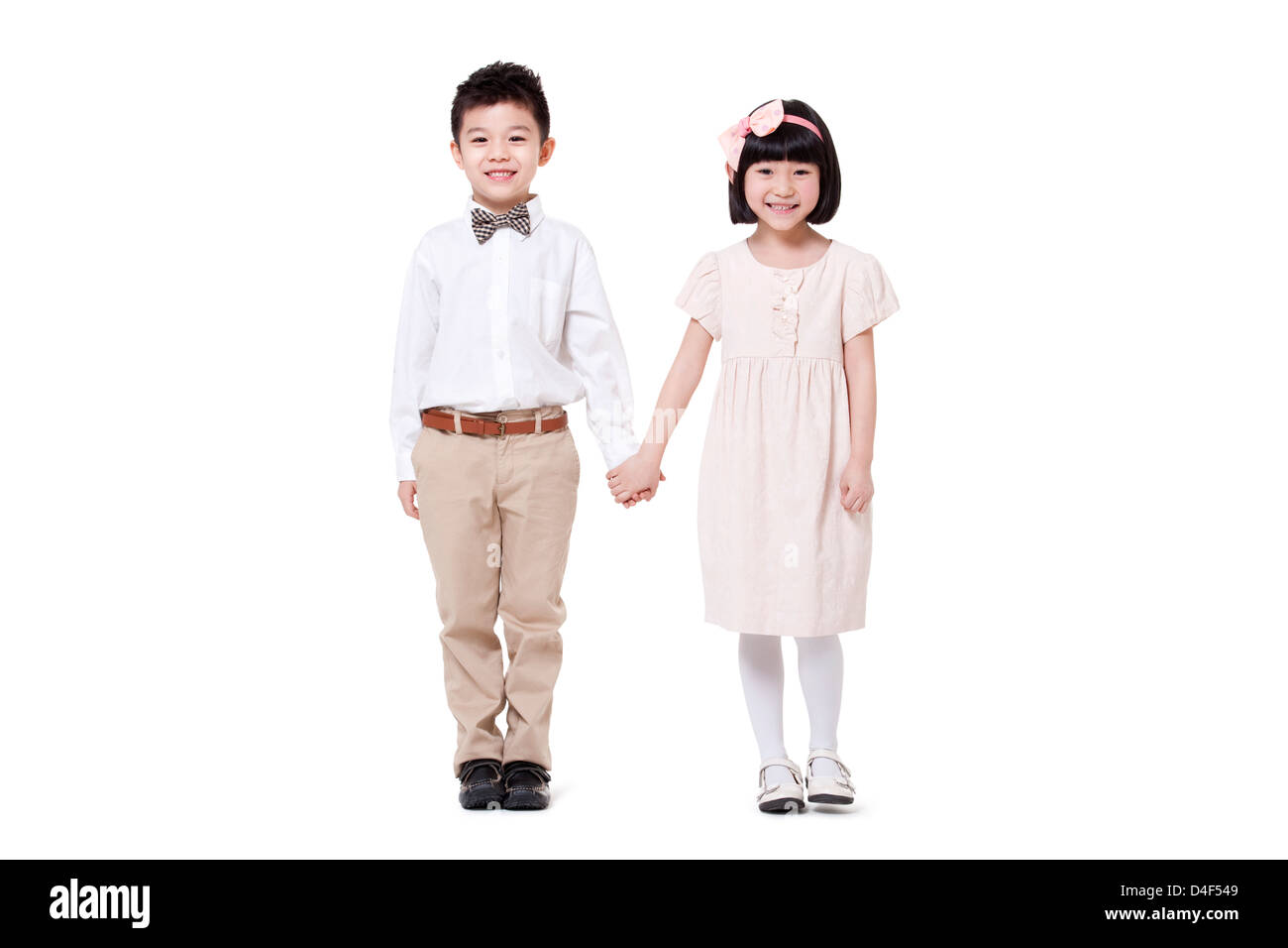 Cute boy and girl holding hands chinese hi-res stock photography and ...