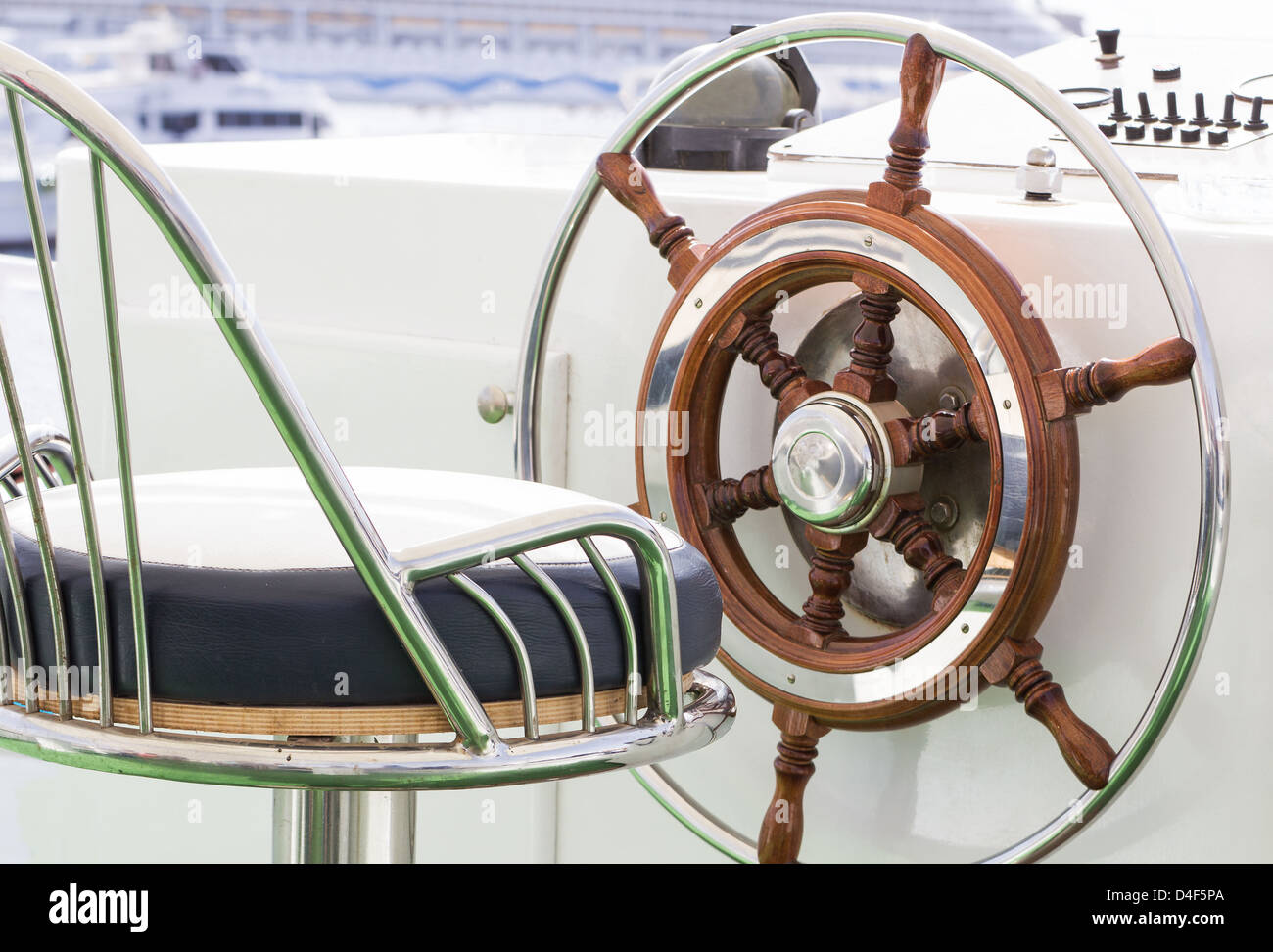 Rudder of boat hi-res stock photography and images - Alamy