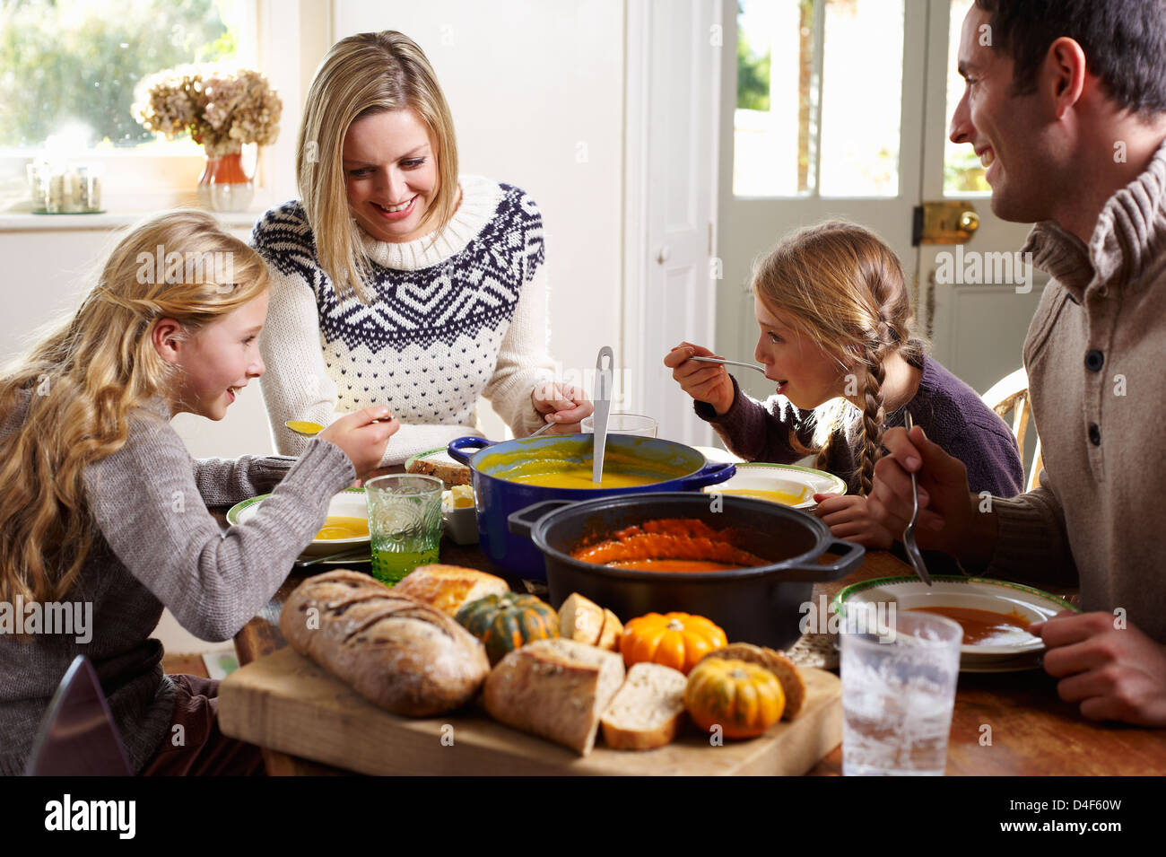 Together table hi-res stock photography and images - Alamy