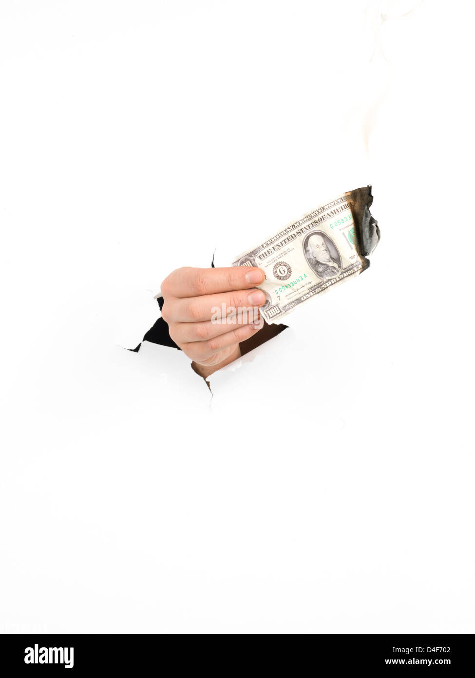 Burning through money Cut Out Stock Images & Pictures - Alamy