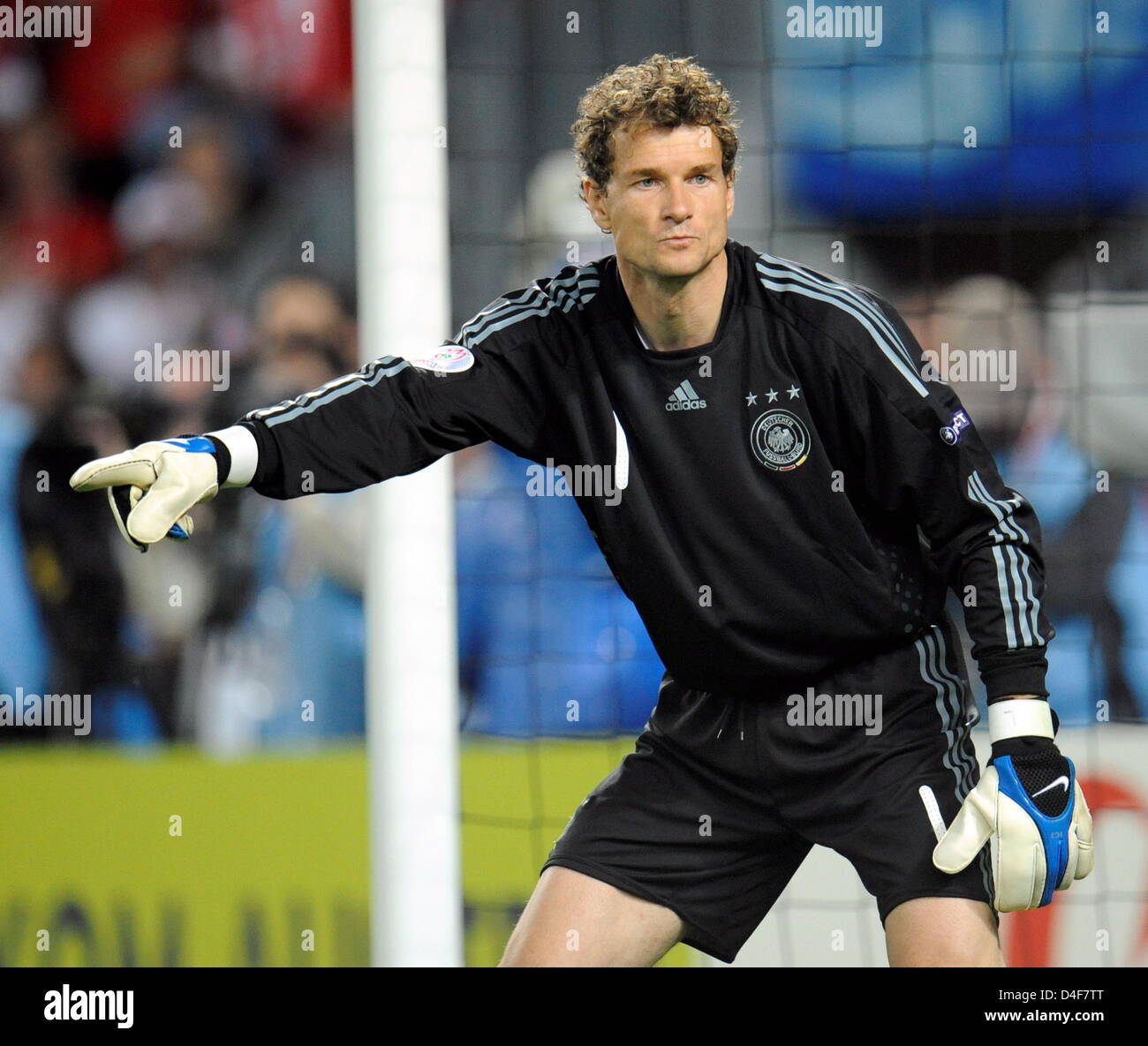 Goalkeeper Jens Lehmann of Germany during the UEFA EURO 2008 Group B ...