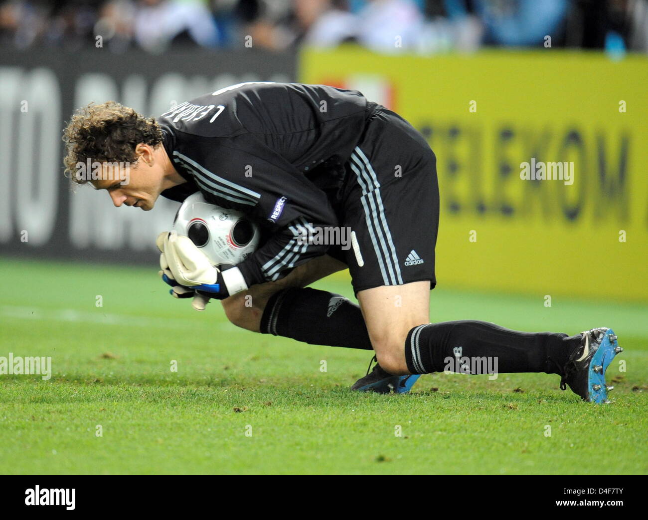 Goalkeeper Jens Lehmann of Germany during the UEFA EURO 2008 Group B ...