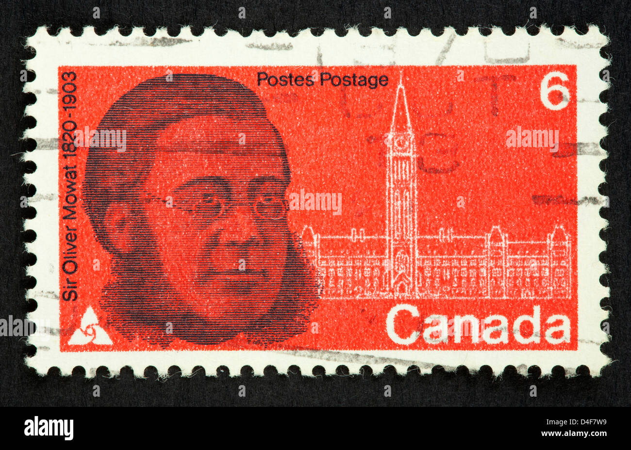 Canadian postage stamp Stock Photo - Alamy