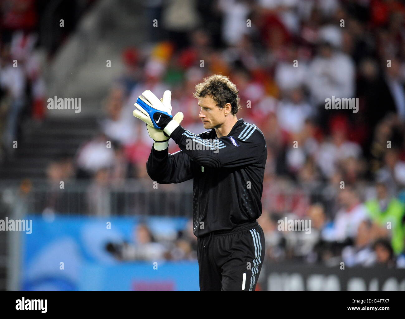 Goalkeeper Jens Lehmann of Germany during the UEFA EURO 2008 Group B ...
