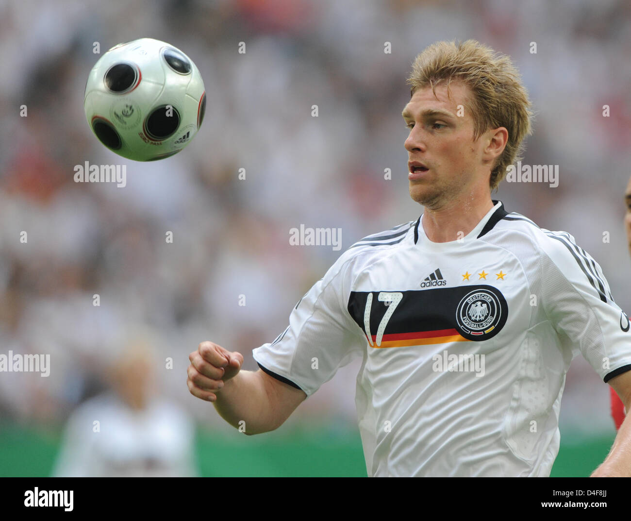 German defence player Per Mertesacker is shown in action during the ...