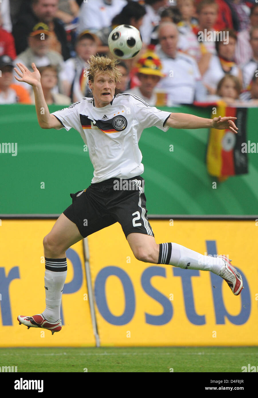 German defence player Marcell Jansen is shown in action during the ...