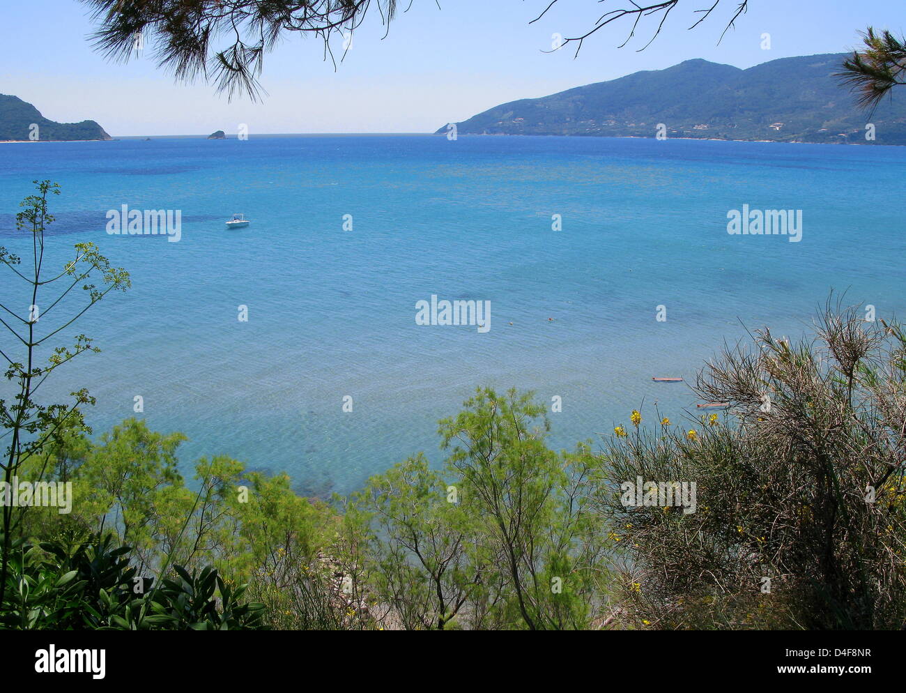 The picture shows Laganas bay on the island of Zakynthos, Greece, 07 ...