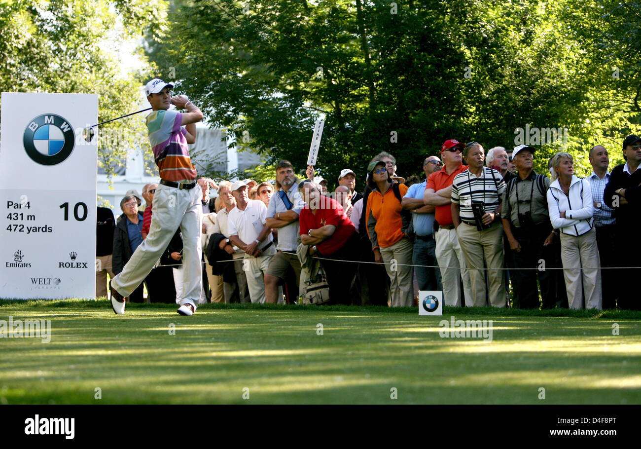 German golfer Martin Kaymer is pictured in action during the first ...