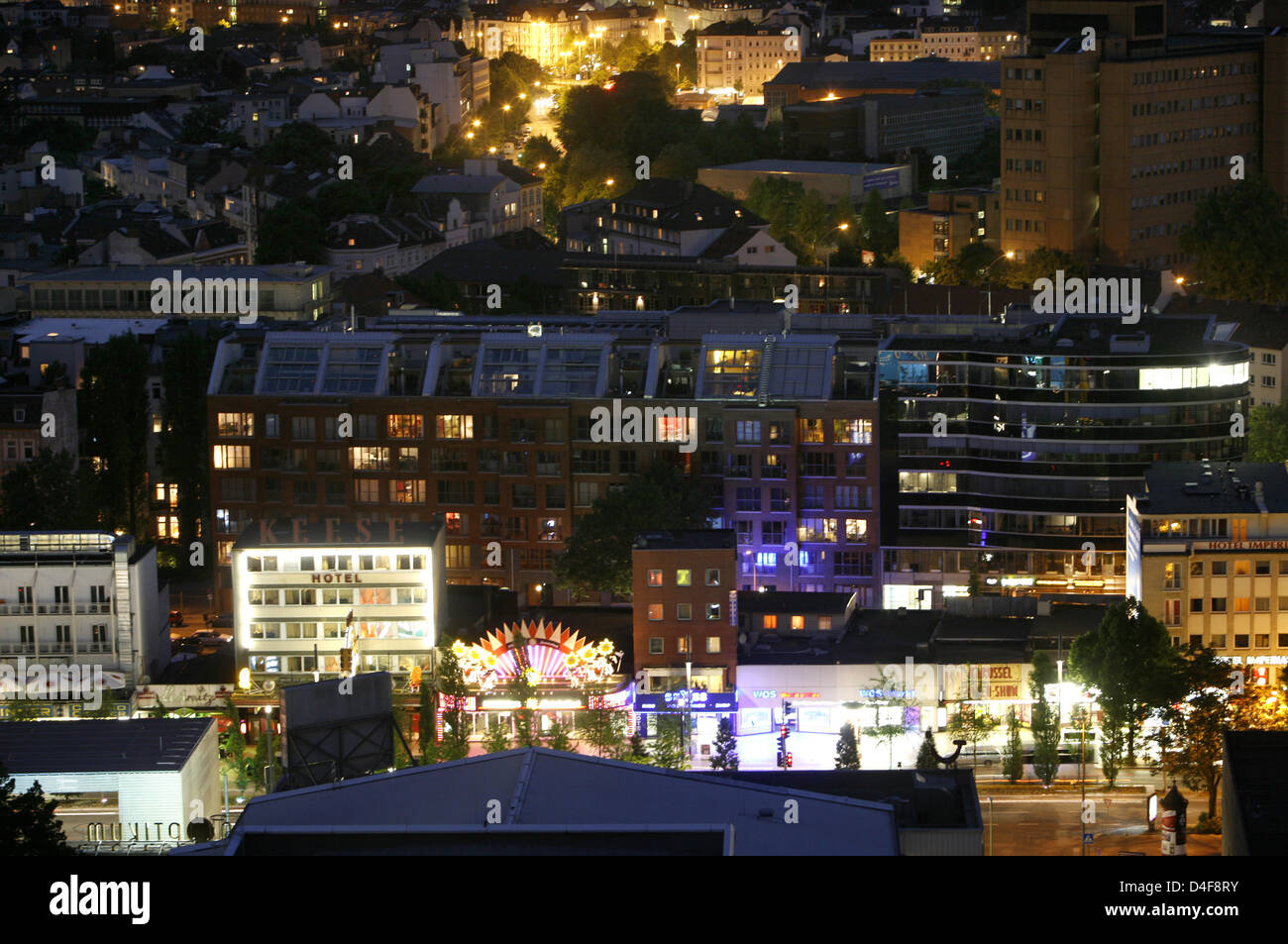 The picture shows the red light district around the Reeperbahn Hamburg ...