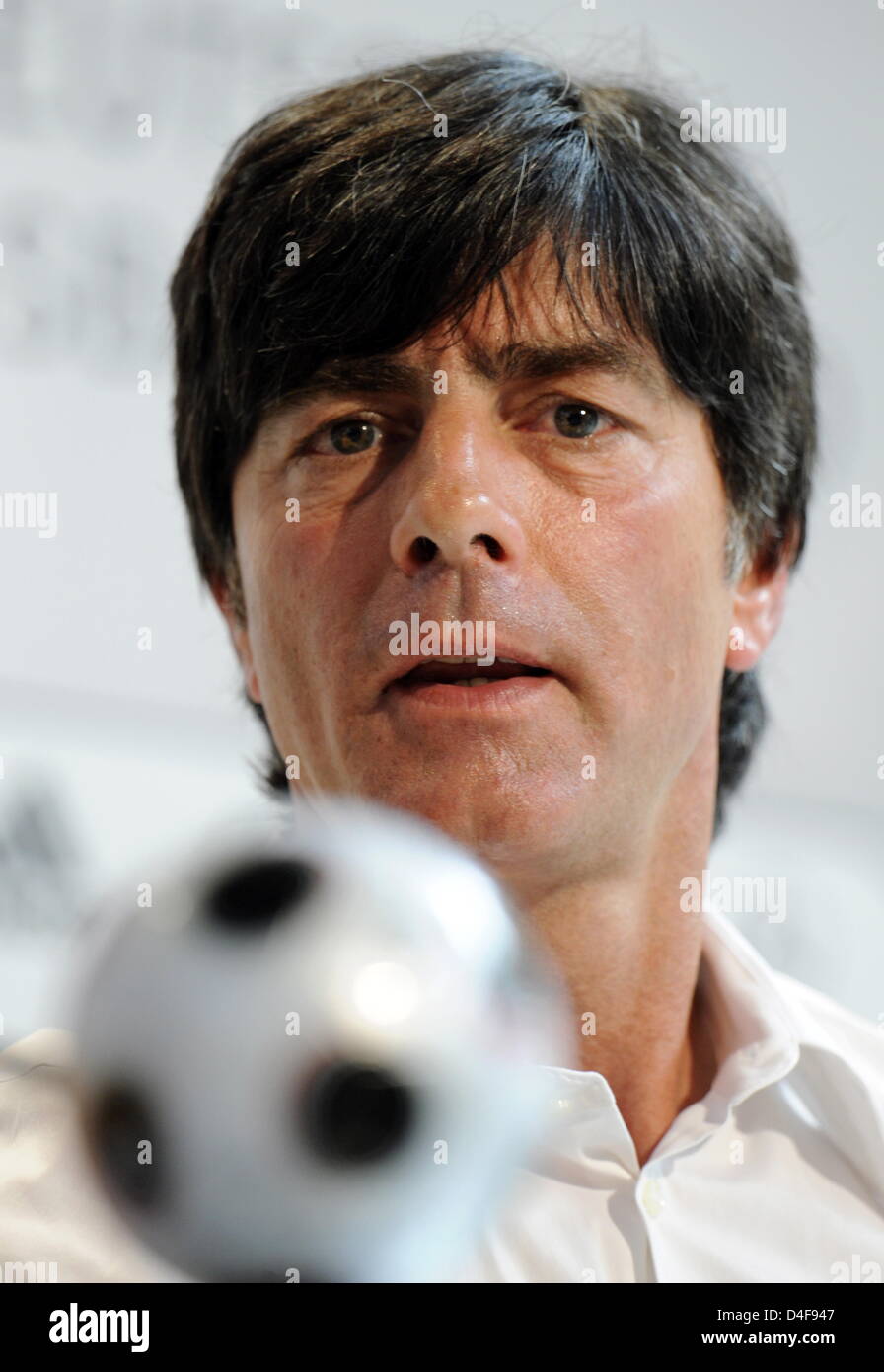 German head coach Joachim Loew during a press conference of the German ...